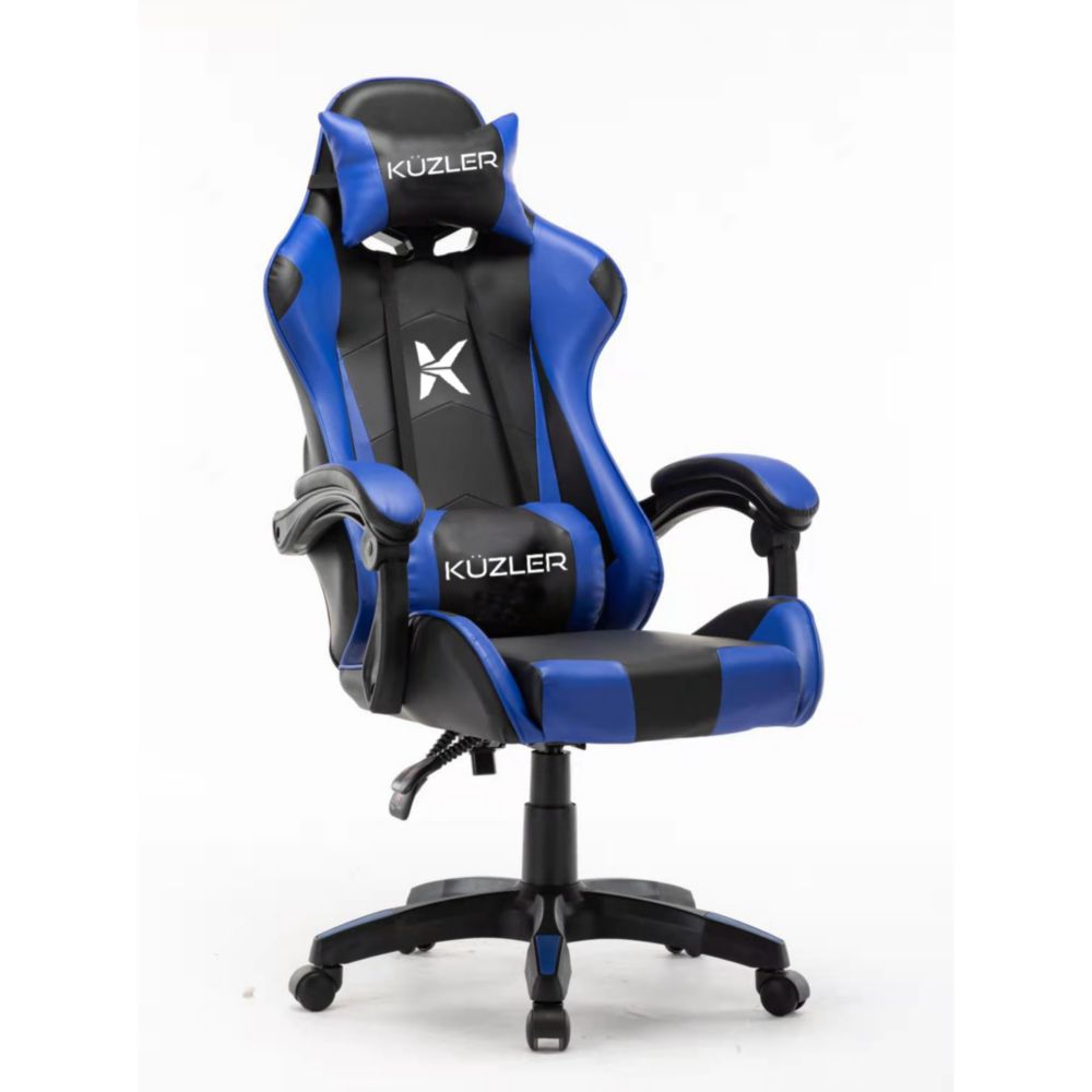 SILLA GAMER KUZ0272BLK AZUL + KIT GAMING 4 EN 1 XBLADE DEMOLISHER PLAC ...