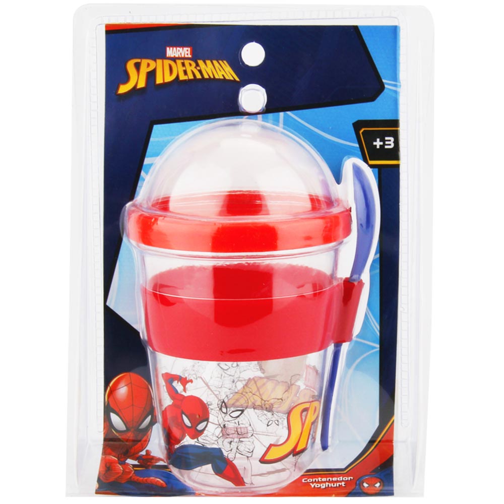 Vaso Yogurt SPIDERMAN 450ml | plazaVea - Supermercado