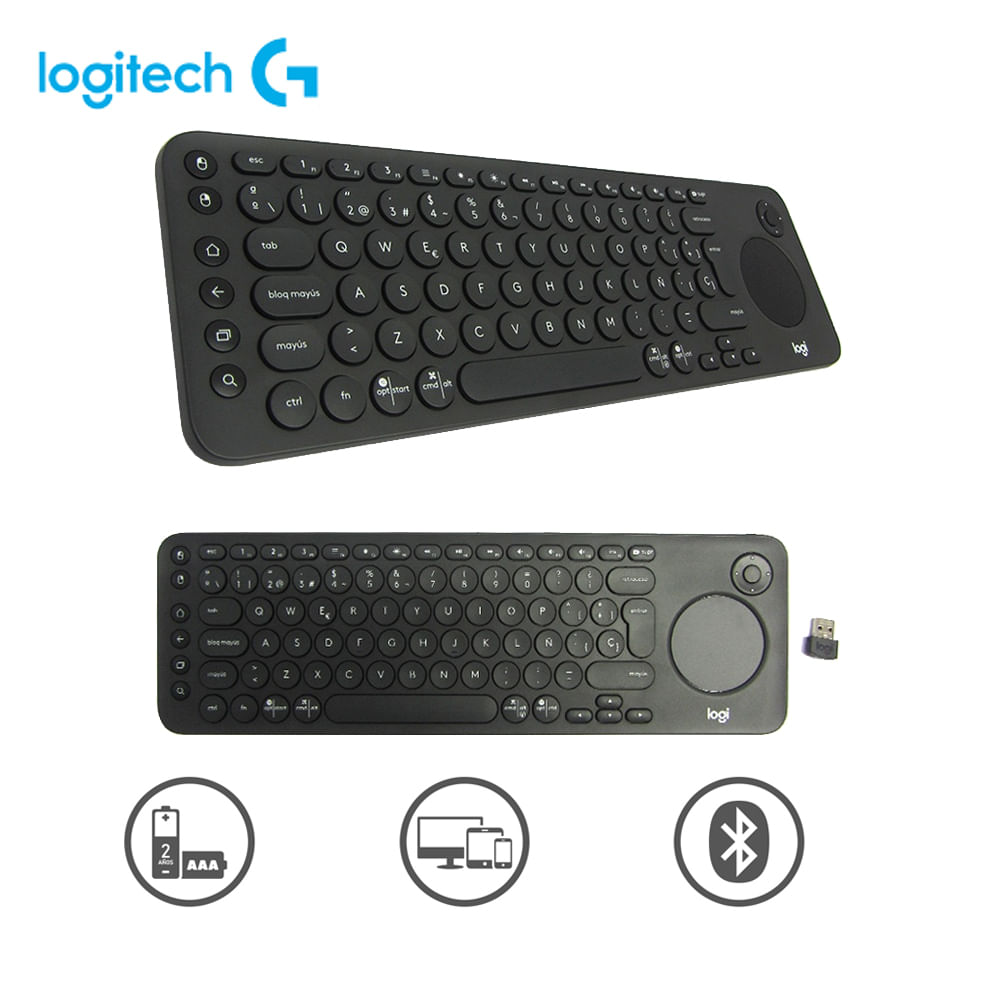 Teclado Logitech K600 Tv Wireless Black | plazaVea - Supermercado
