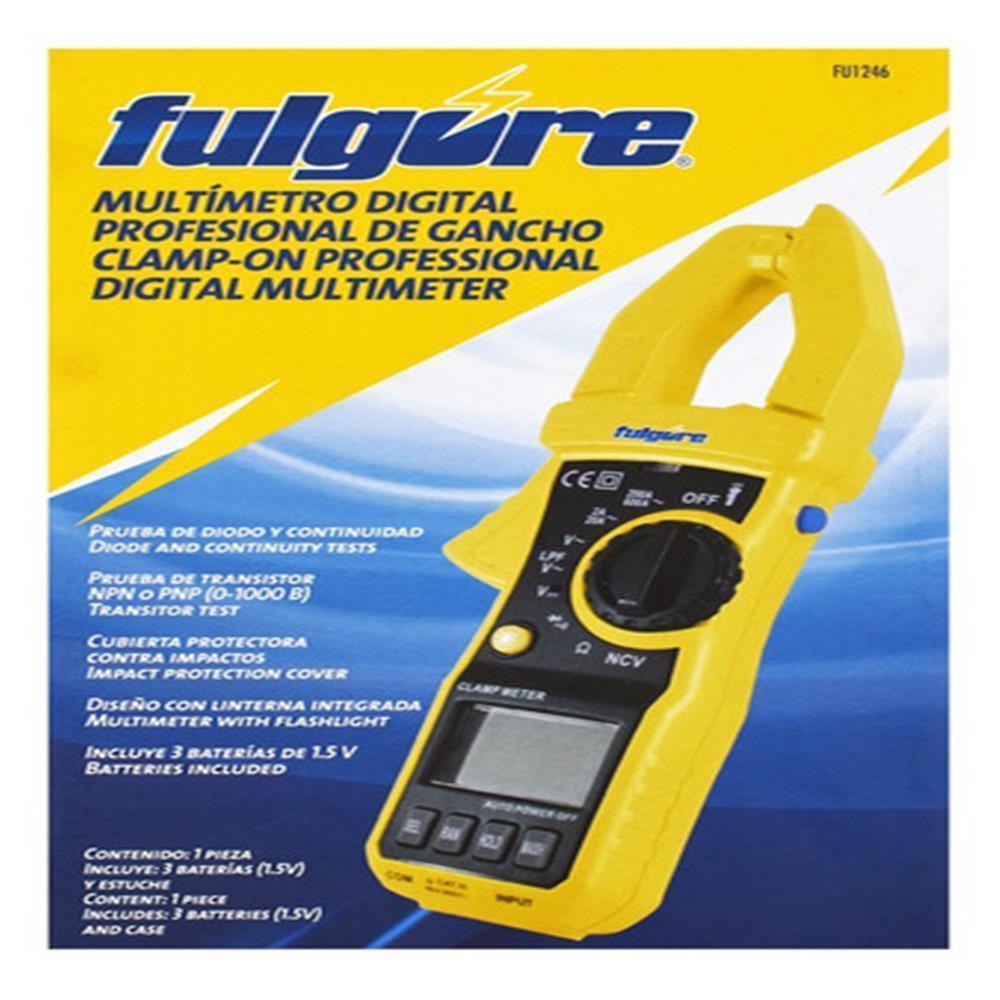 Multimetro Profesional Digital Gancho Fu1246 Fulgore FU1246 | plazaVea ...