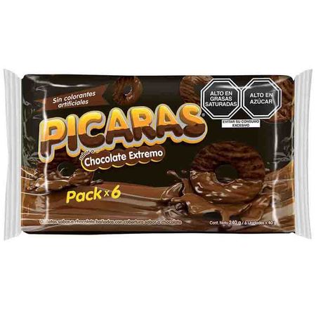 Galletas PICARAS Extremas Paquete 6un | plazaVea - Supermercado