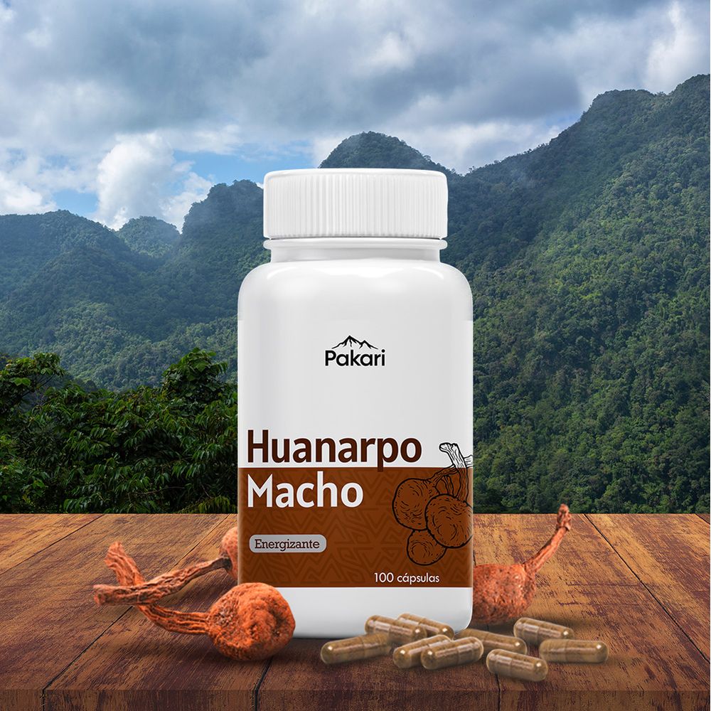 Huanarpo Macho 100 Cápsulas Pakari Superfoods Potenciador Natural ...