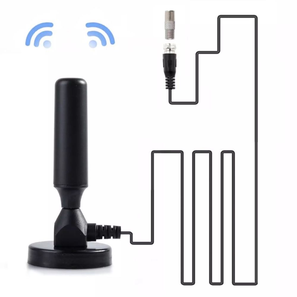 Antena Tv Digital Interior Full HD para Televisión LCD, Smart TV y ...