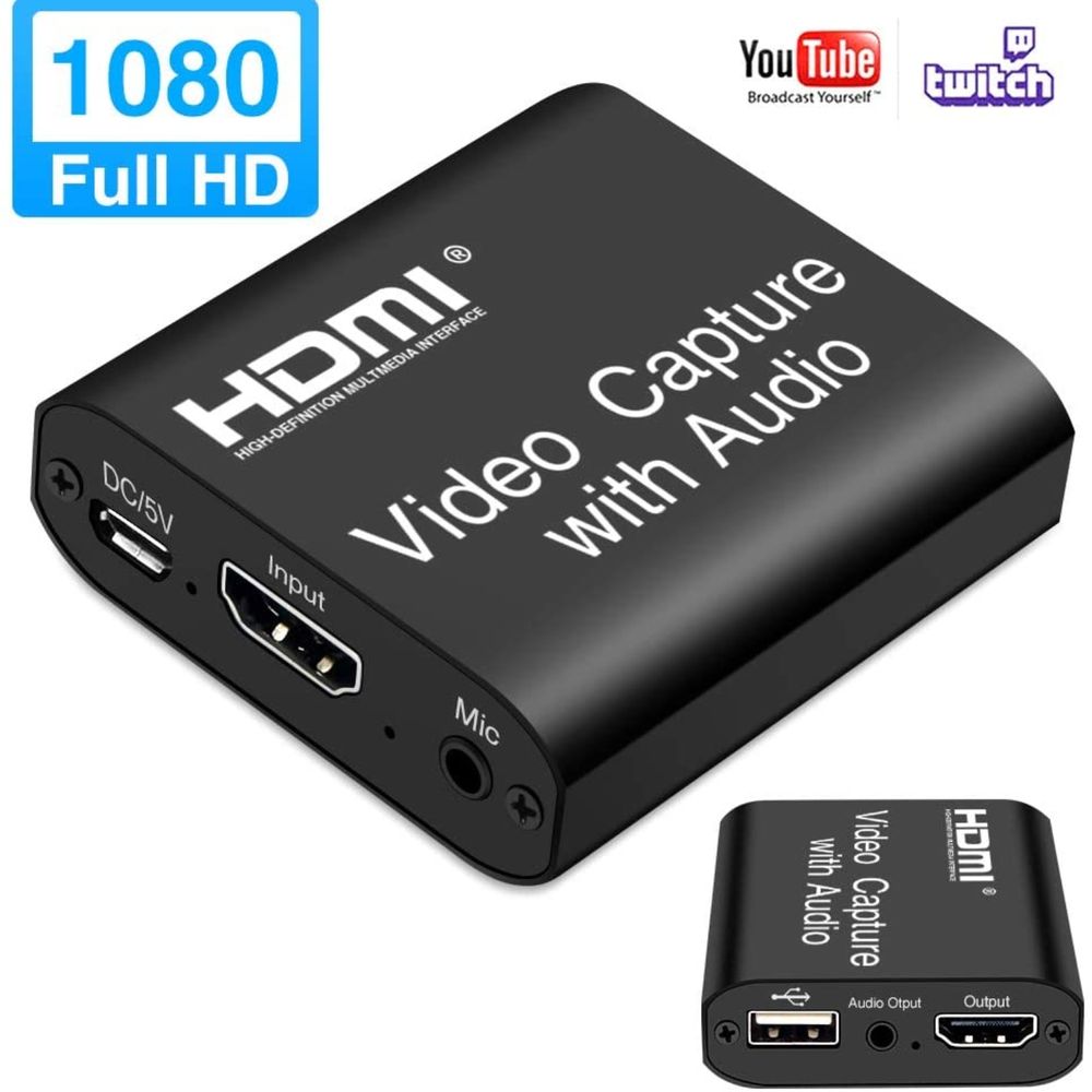 Capturadora de Video USB 3.0 HDMI Capture con Audio y Micrófono 4K ...