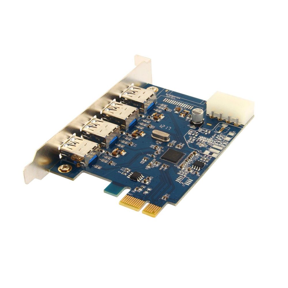 Tarjeta USB 3.0 4 Puertos PCI Express X1 4 Puertos 5 Gbps | plazaVea - plazaVea