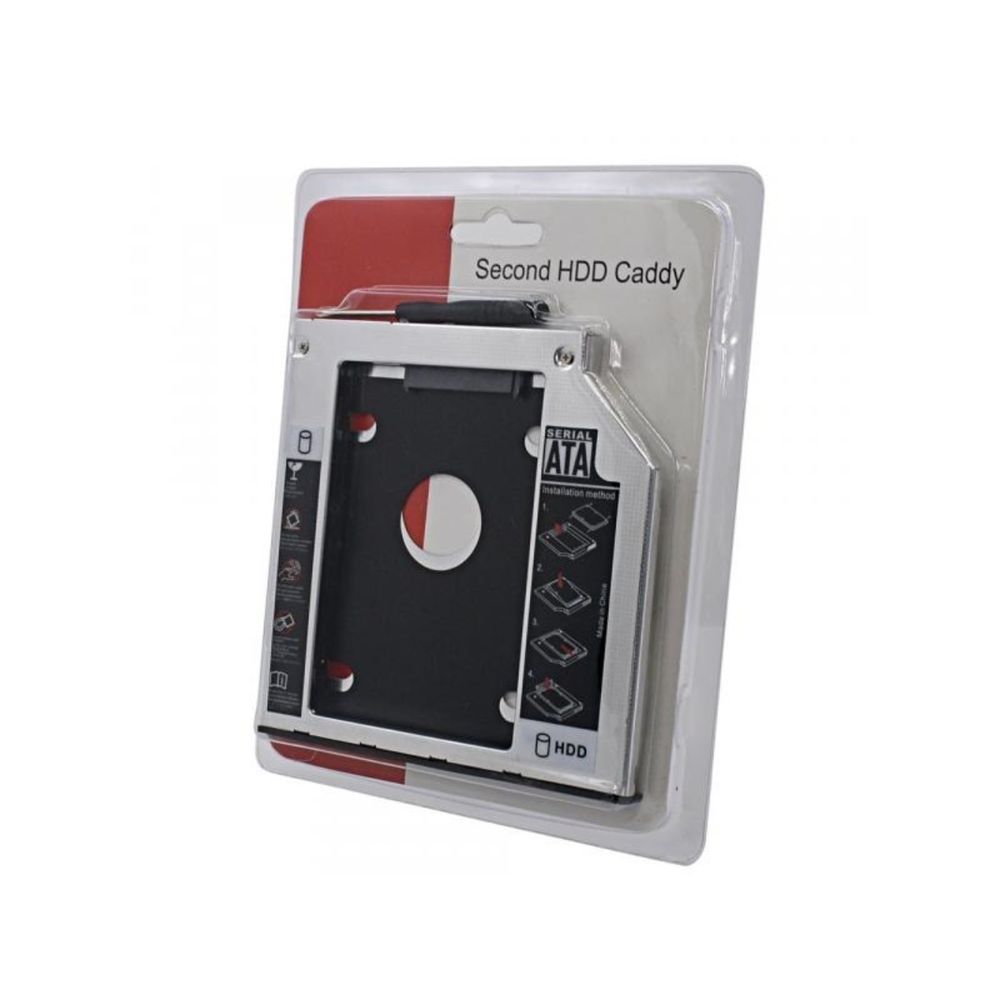 Adaptador Caddy 2nd para Disco Duro HDD SSD Sata CD DVD-ROM Universal 9 ...