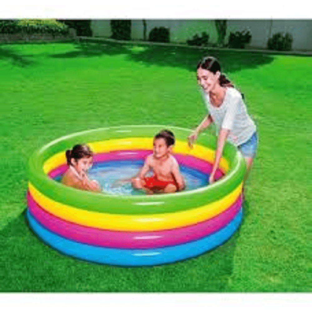 Piscina Inflable Intex Arcoíris de 114 x 25 cm | plazaVea - plazaVea