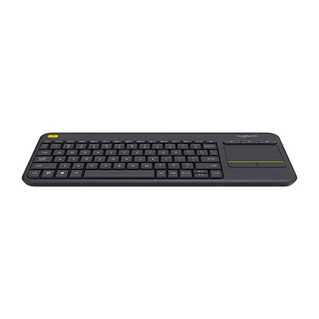 Teclado Logitech Media K400 Plus Inalámbrico Con Touchpad Negro ...